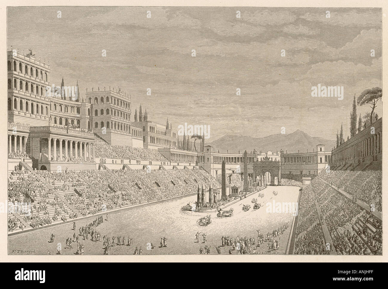 Circus maximus chariot hi-res stock photography and images - Alamy