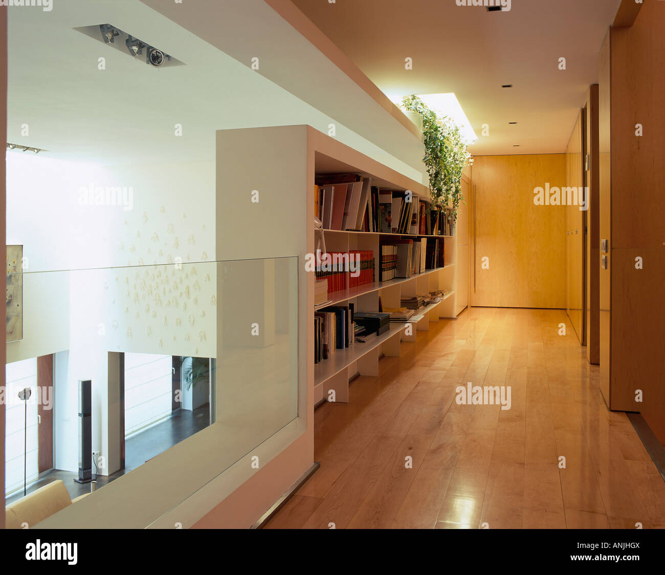 Corridor book shelves hi-res stock photography and images - Alamy