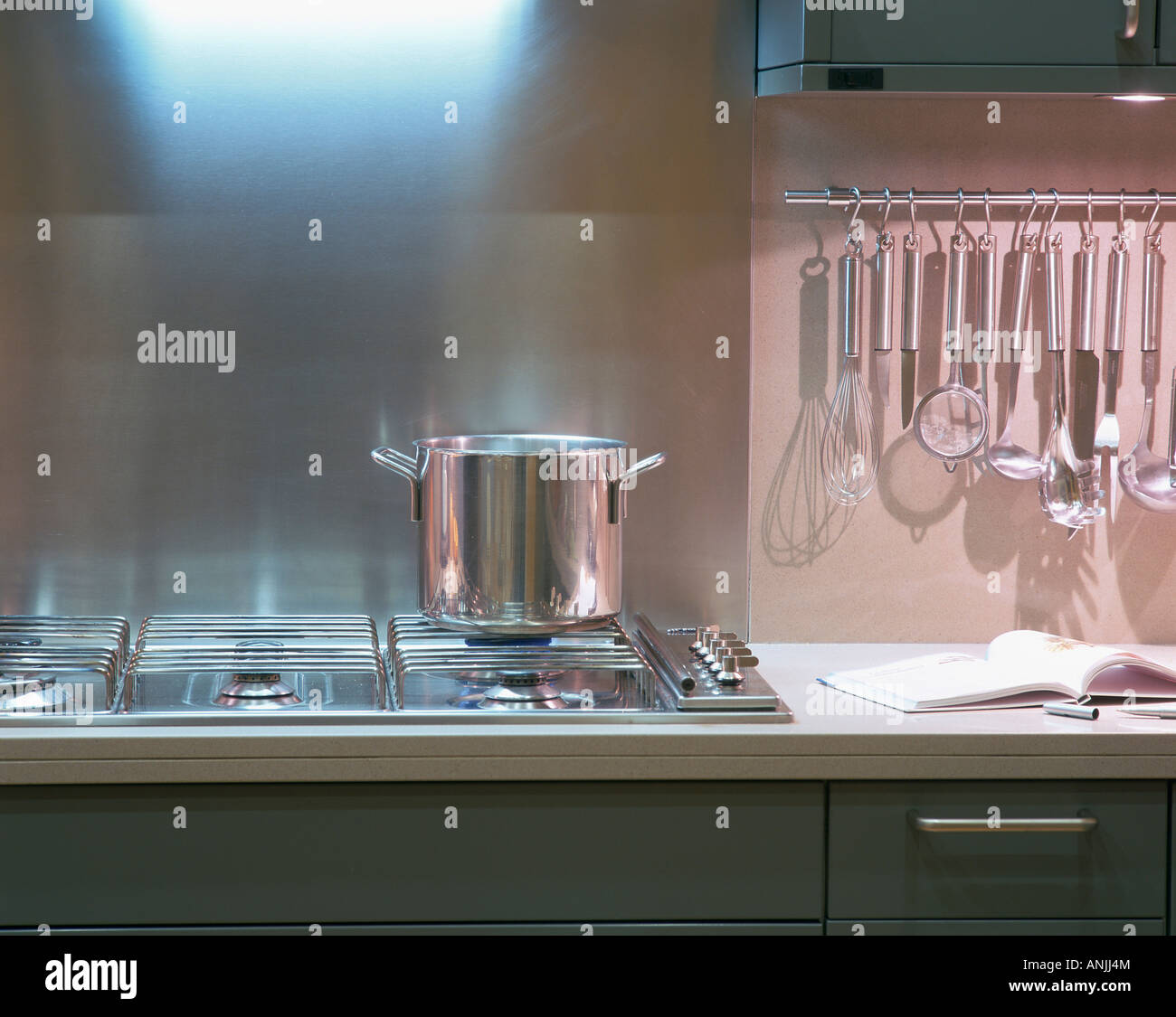 Gas stove top view hi-res stock photography and images - Alamy