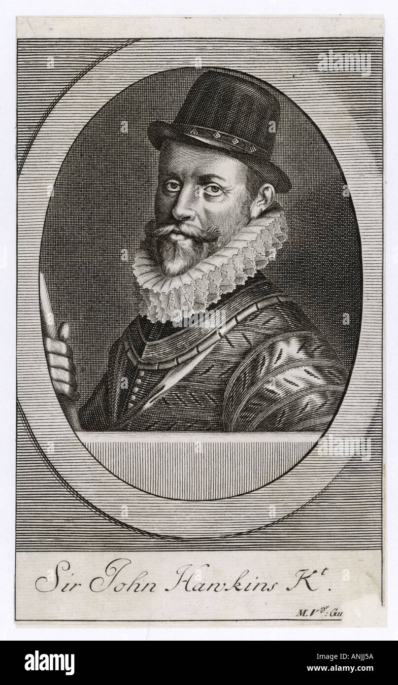 John hawkins slave trader hi-res stock photography and images - Alamy