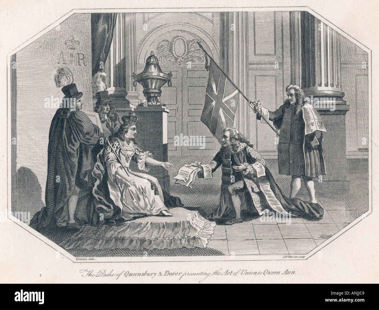 Act Of Union 1707 Stock Photo - Alamy