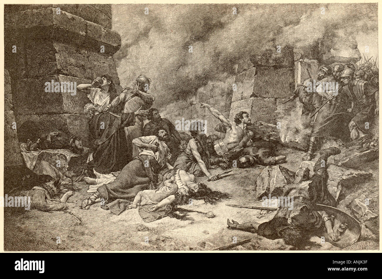 Scipio Takes Numantia Stock Photo - Alamy