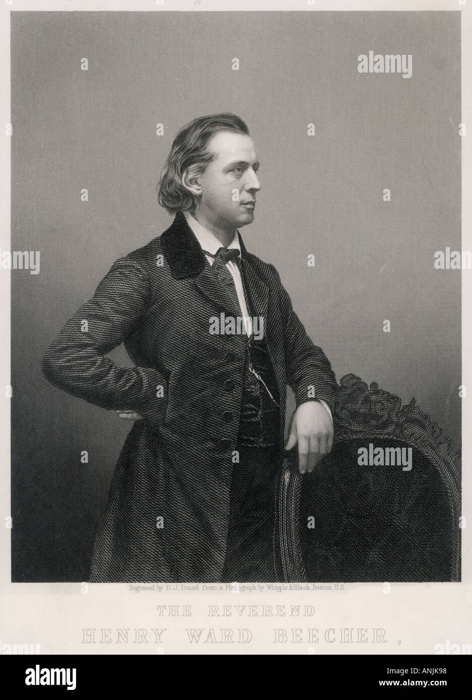 Henry Ward Beecher Stock Photo - Alamy