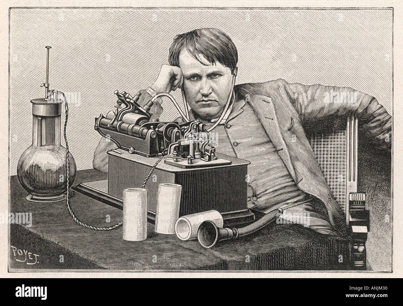 Thomas edison hi-res stock photography and images - Alamy
