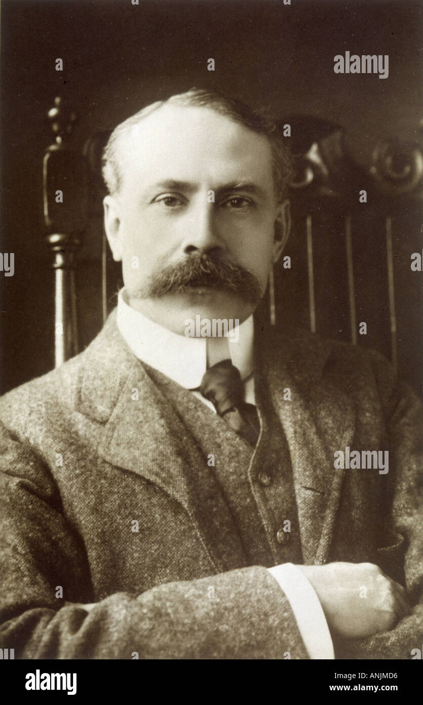 Elgar Postcard Photo Stock Photo - Alamy