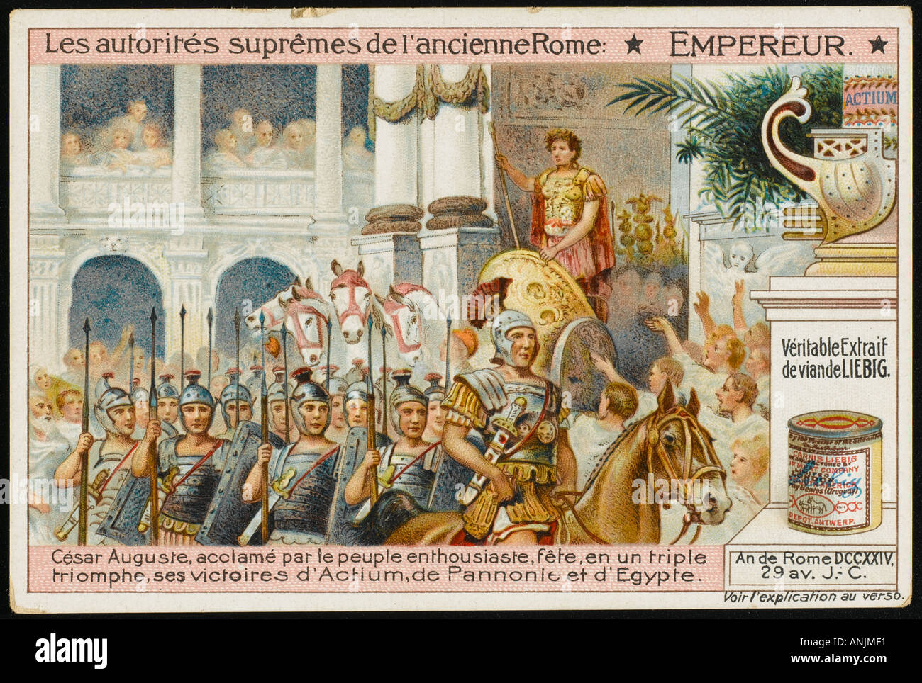 Triumph Of Augustus Stock Photo - Alamy