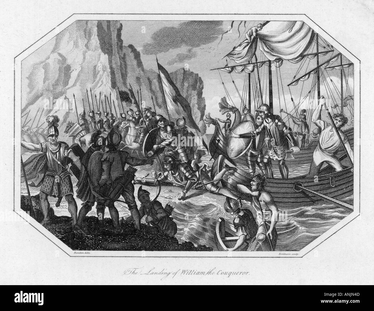 The norman conquest 1066 Black and White Stock Photos & Images - Alamy
