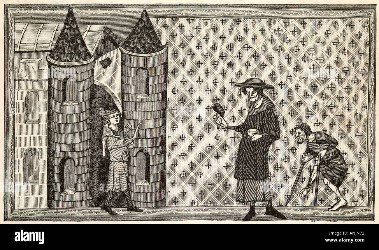 A 13 Century Leper House Stock Photo - Alamy