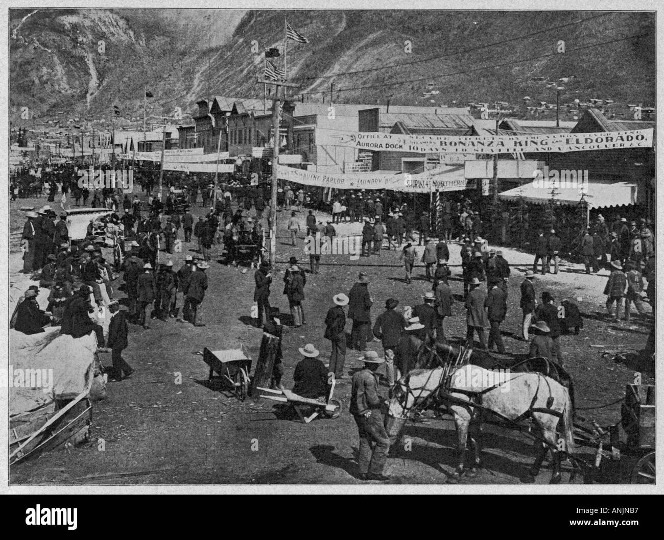 Klondike gold rush dawson city hi-res stock photography and images - Alamy