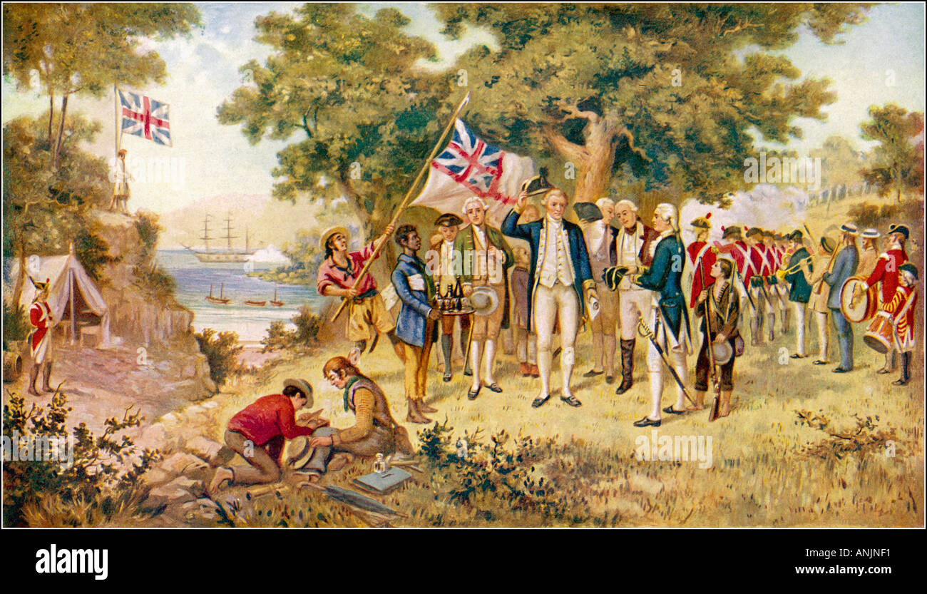 Pacific Cook 1770 Stock Photo - Alamy