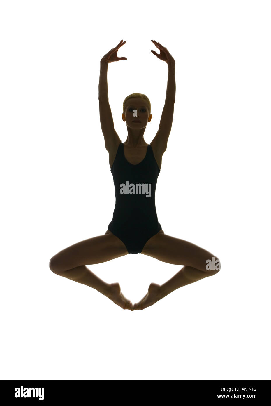 Silhouette acrobat standing on hi-res stock photography and images - Alamy