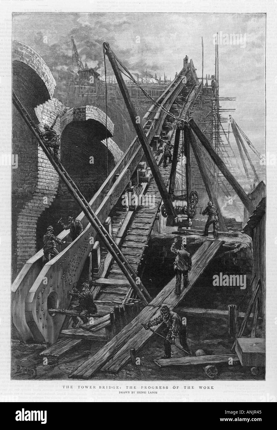 Tower Bridge Built 1892 Stock Photo - Alamy