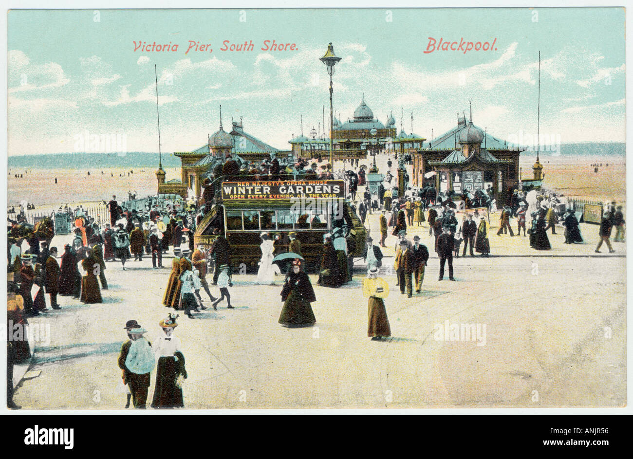 Blackpool Victoria Pier Stock Photo - Alamy