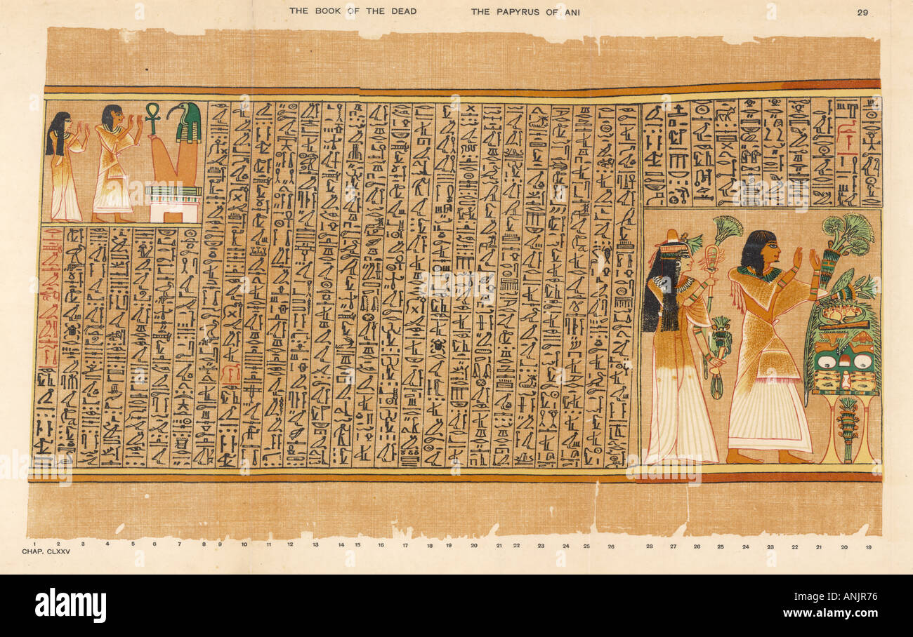 Book Of The Dead 29 Stock Photo - Alamy