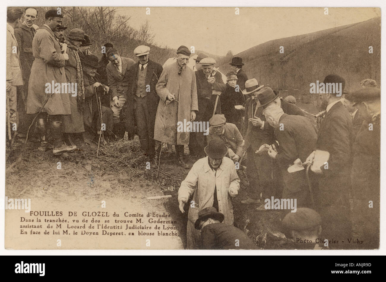 France Archae Glozel Stock Photo - Alamy