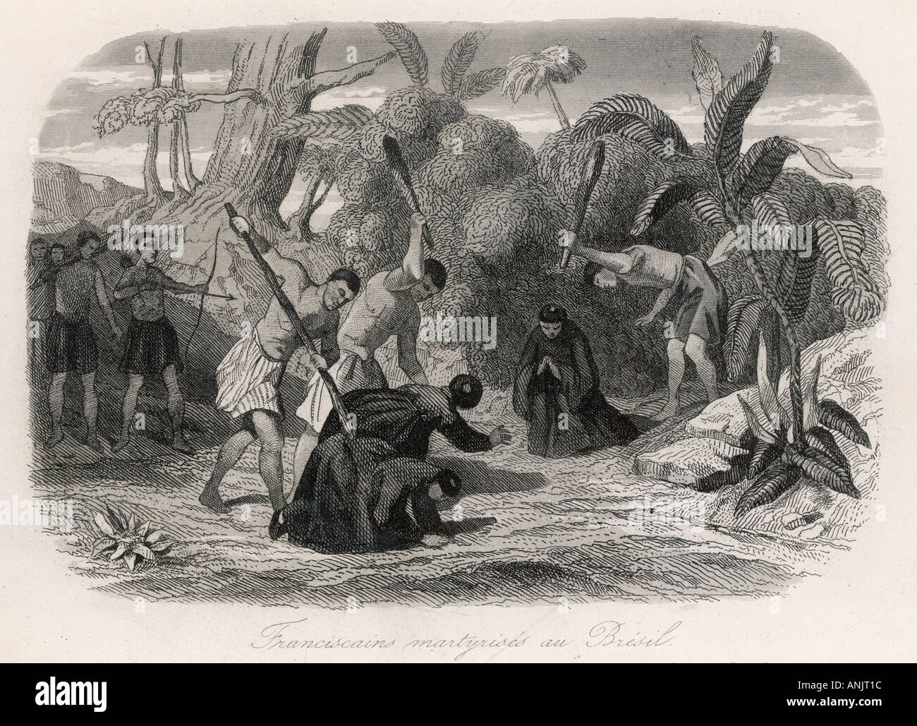 Brazilian Massacre 1500 Stock Photo - Alamy