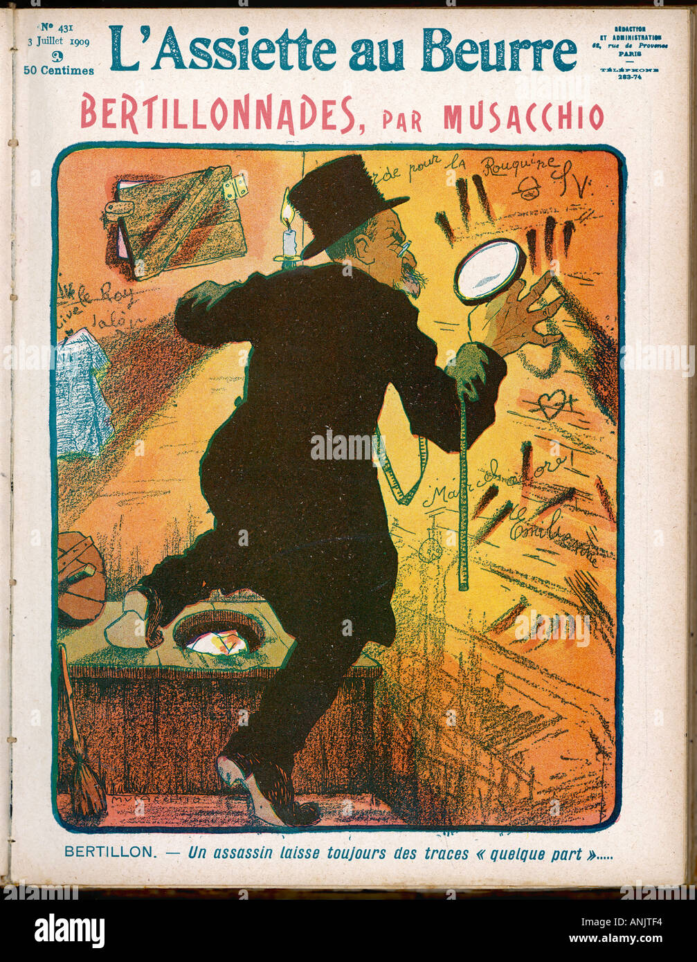 Alphonse bertillon hi-res stock photography and images - Alamy