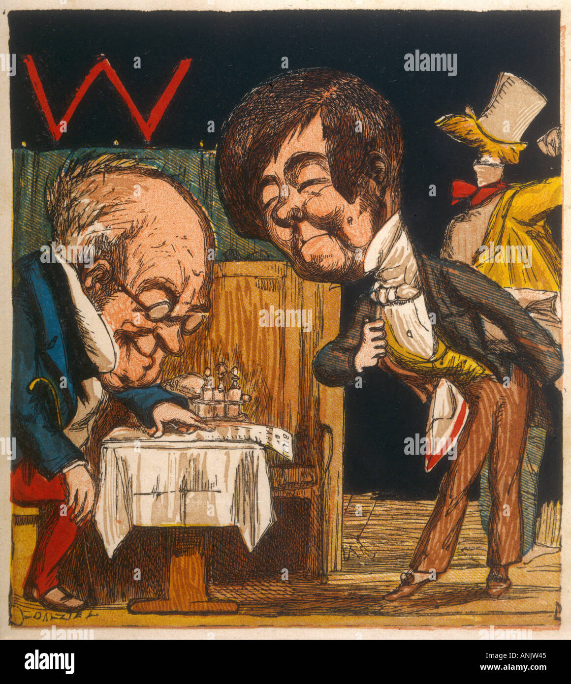 Presenting The Bill 1867 Stock Photo - Alamy