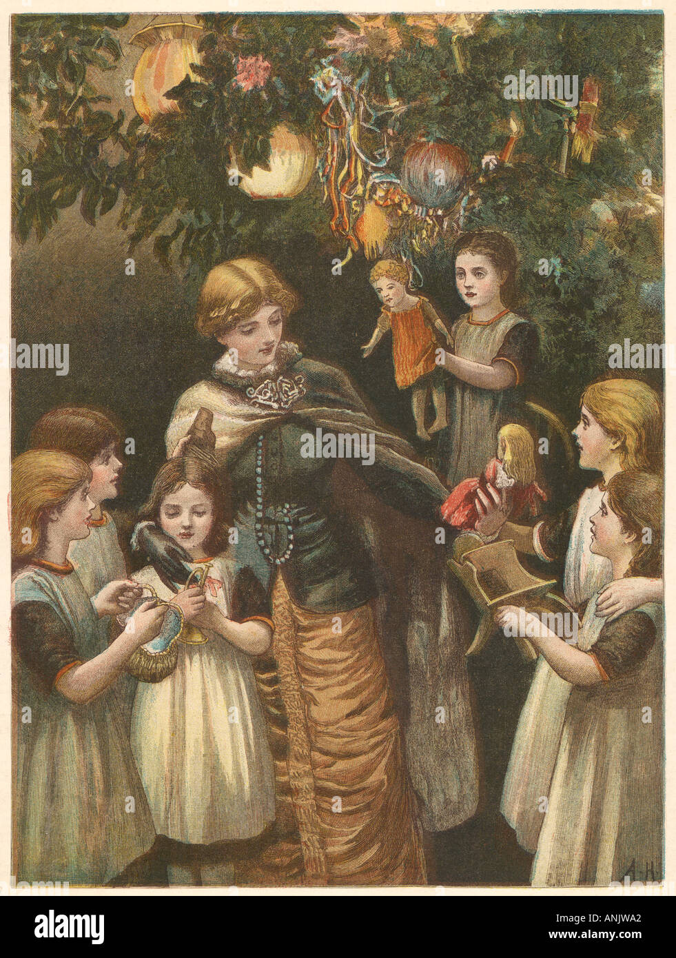 Presents From The Tree Stock Photo - Alamy