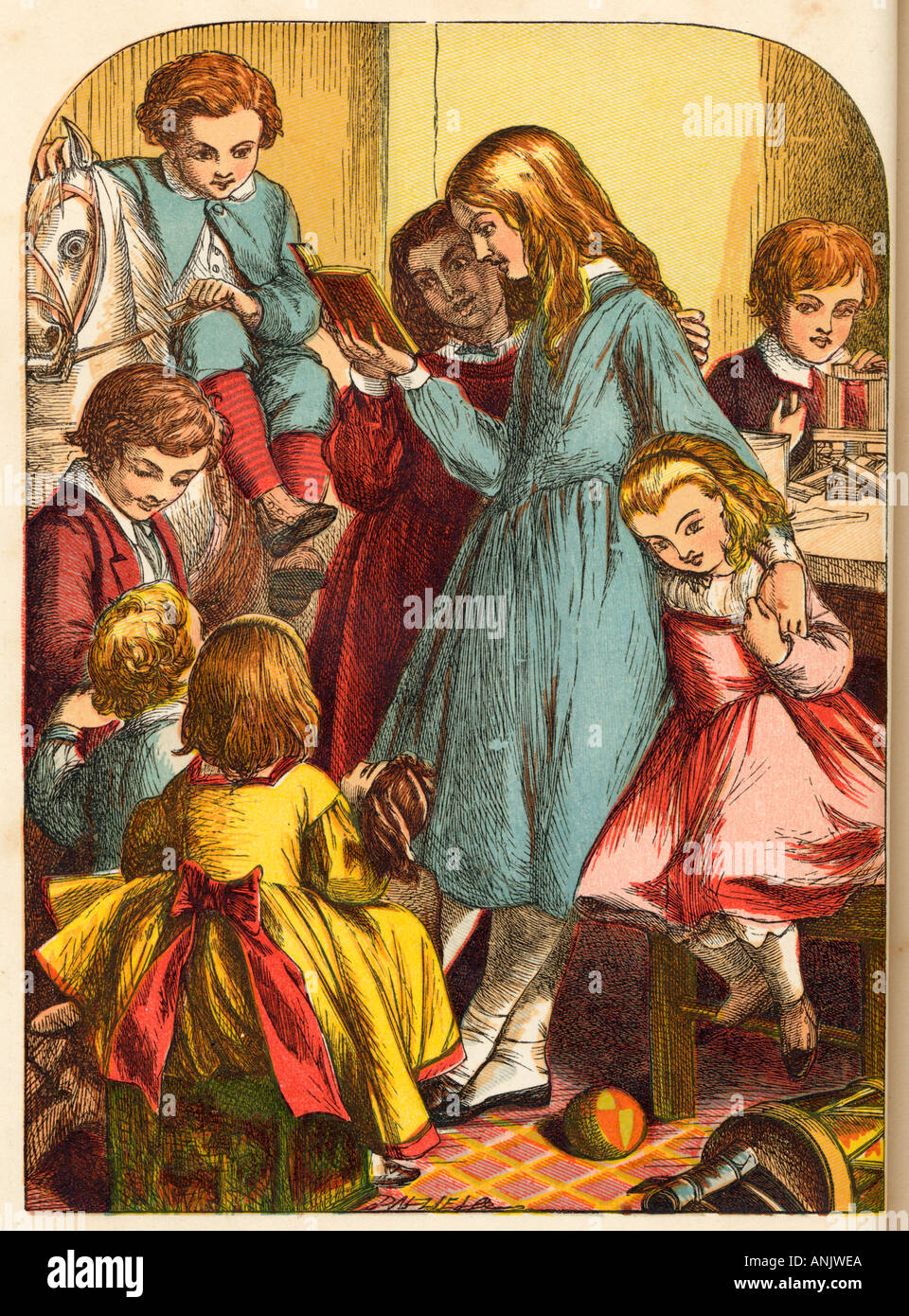 Victorian reading hi-res stock photography and images - Alamy