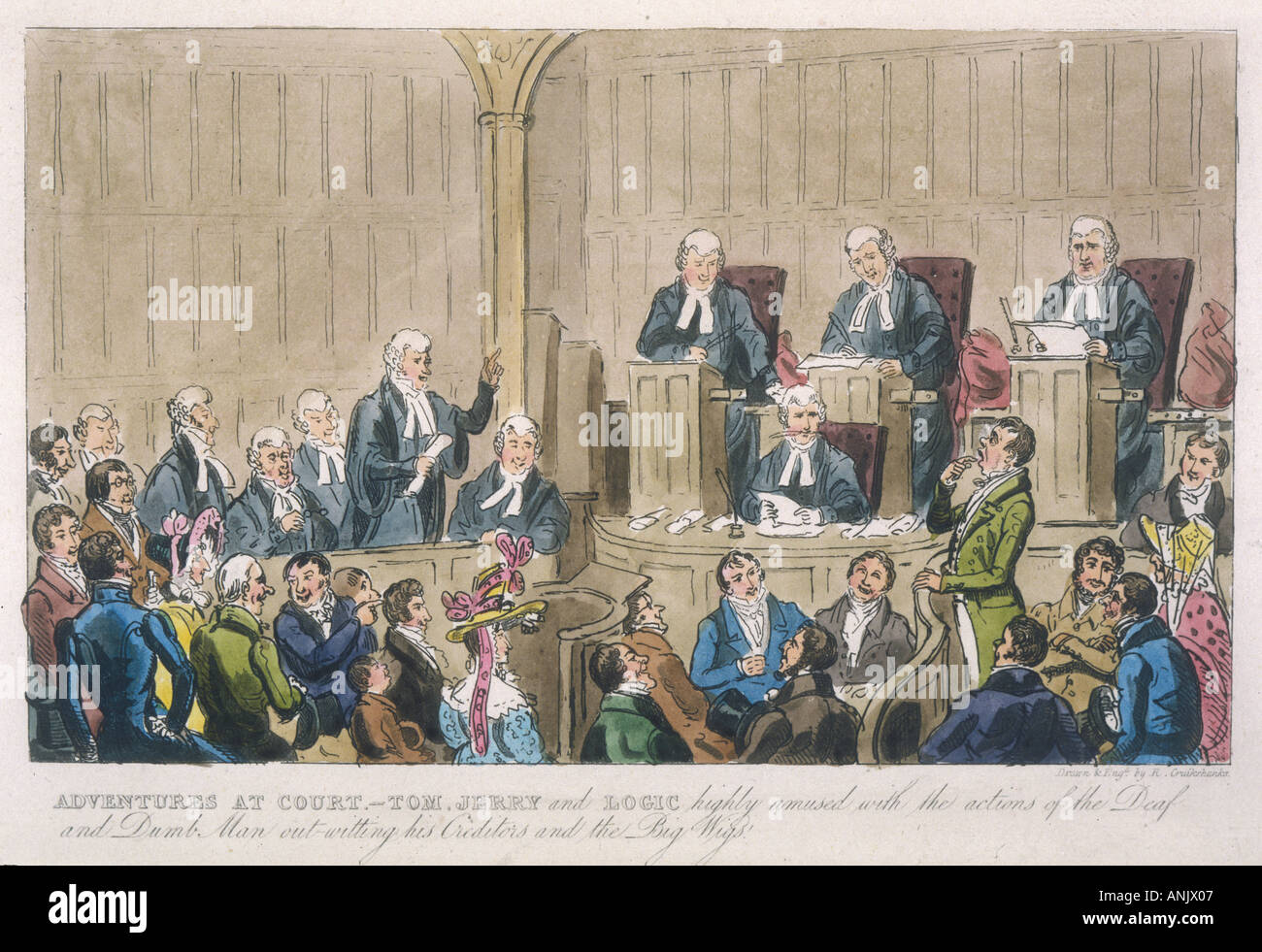 Courtroom scene hi-res stock photography and images - Alamy