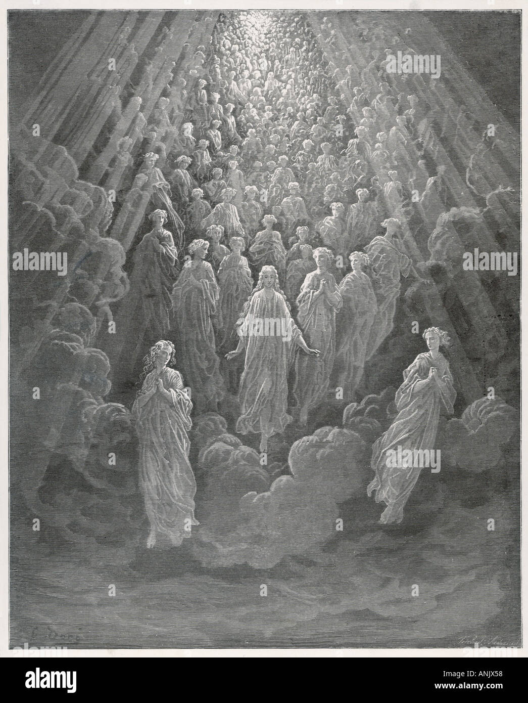 Host of angels hi-res stock photography and images - Alamy