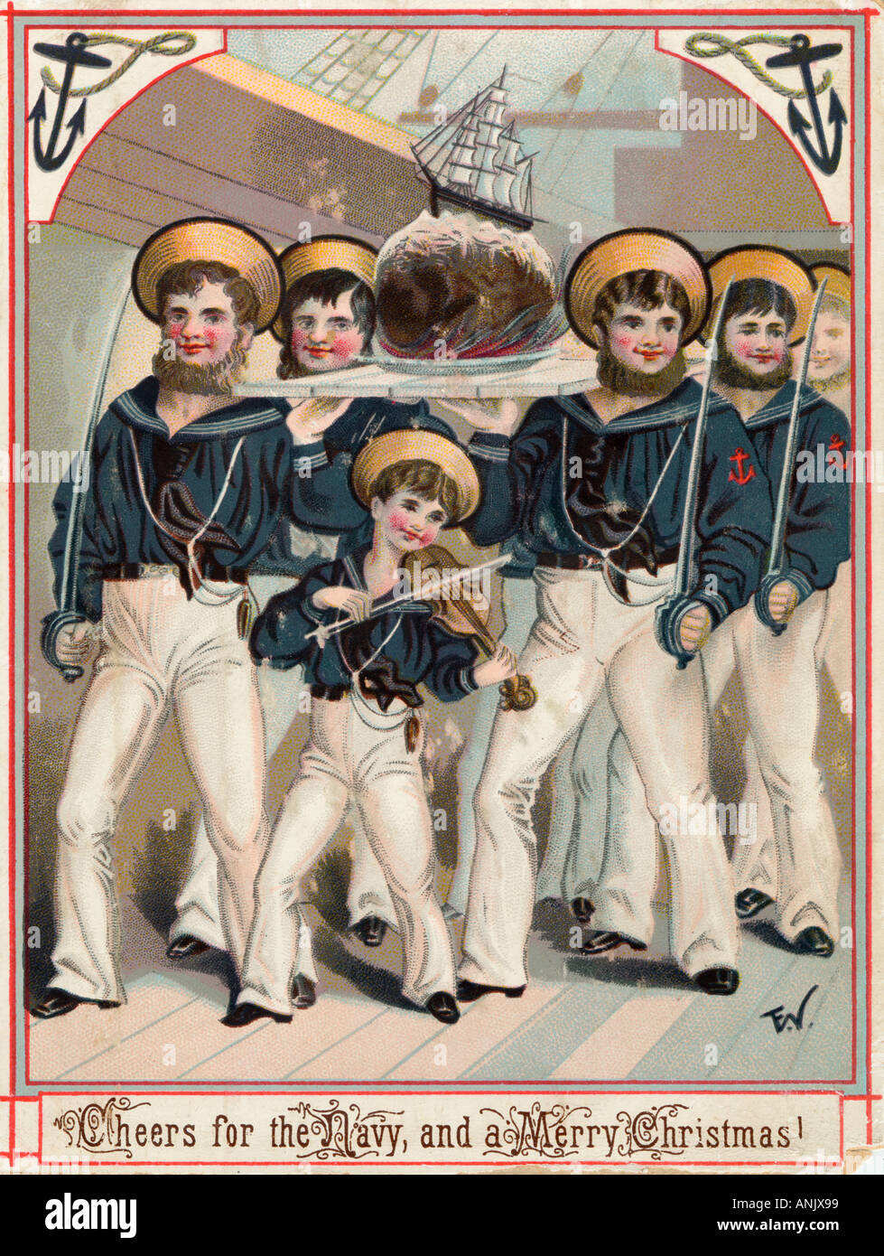 Pudding For The Navy Stock Photo - Alamy