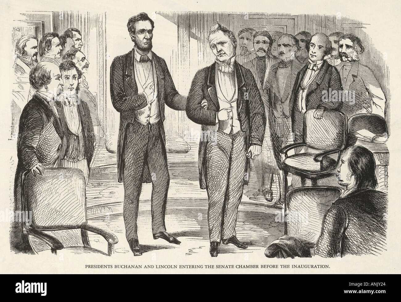 Abraham lincoln inauguration hi-res stock photography and images - Alamy