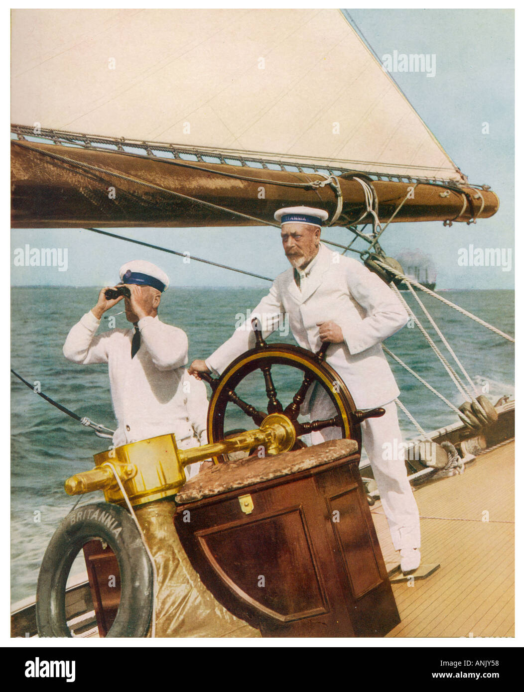 George V Jubilee Yacht Stock Photo - Alamy