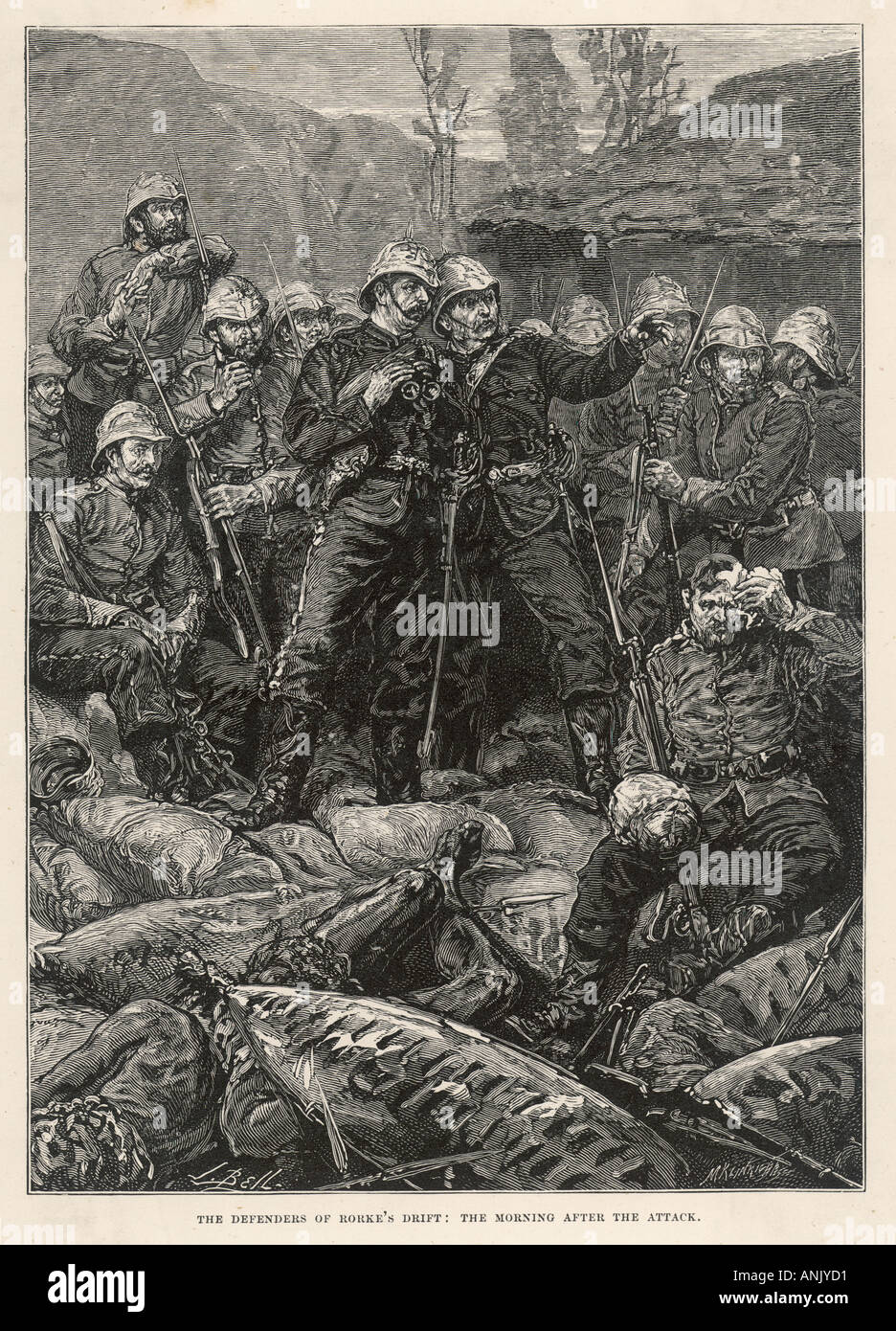 Zulu War Rorkes Drift Stock Photo - Alamy