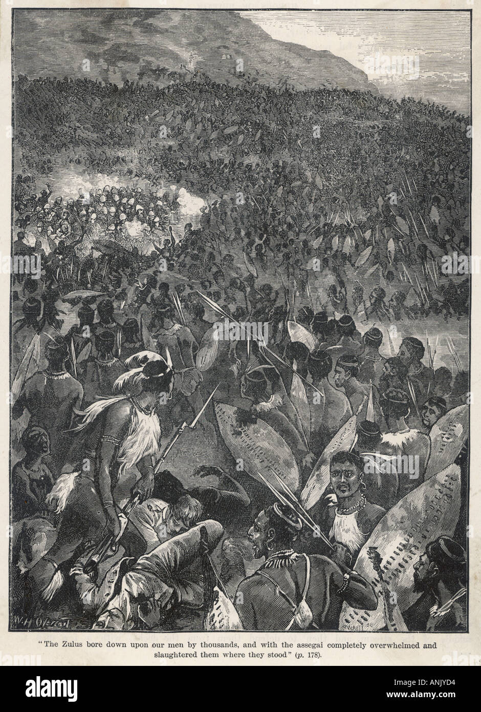 Zulu War Rorkes Drift Stock Photo - Alamy