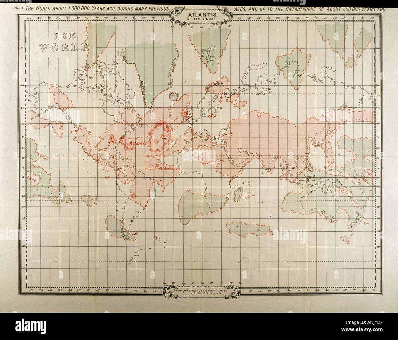 Atlantis map hi-res stock photography and images - Alamy