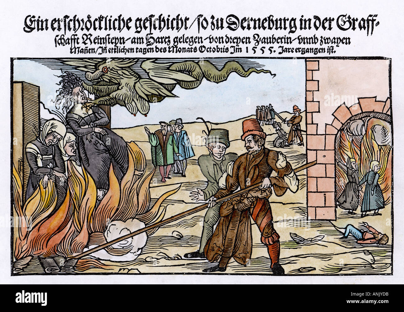 Witches execution hi-res stock photography and images - Alamy