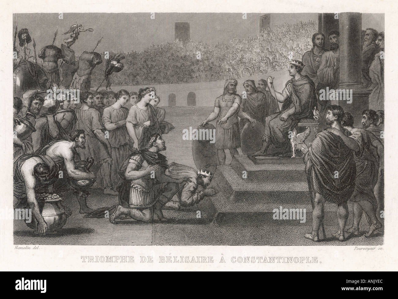 Byzantine general belisarius hi-res stock photography and images - Alamy