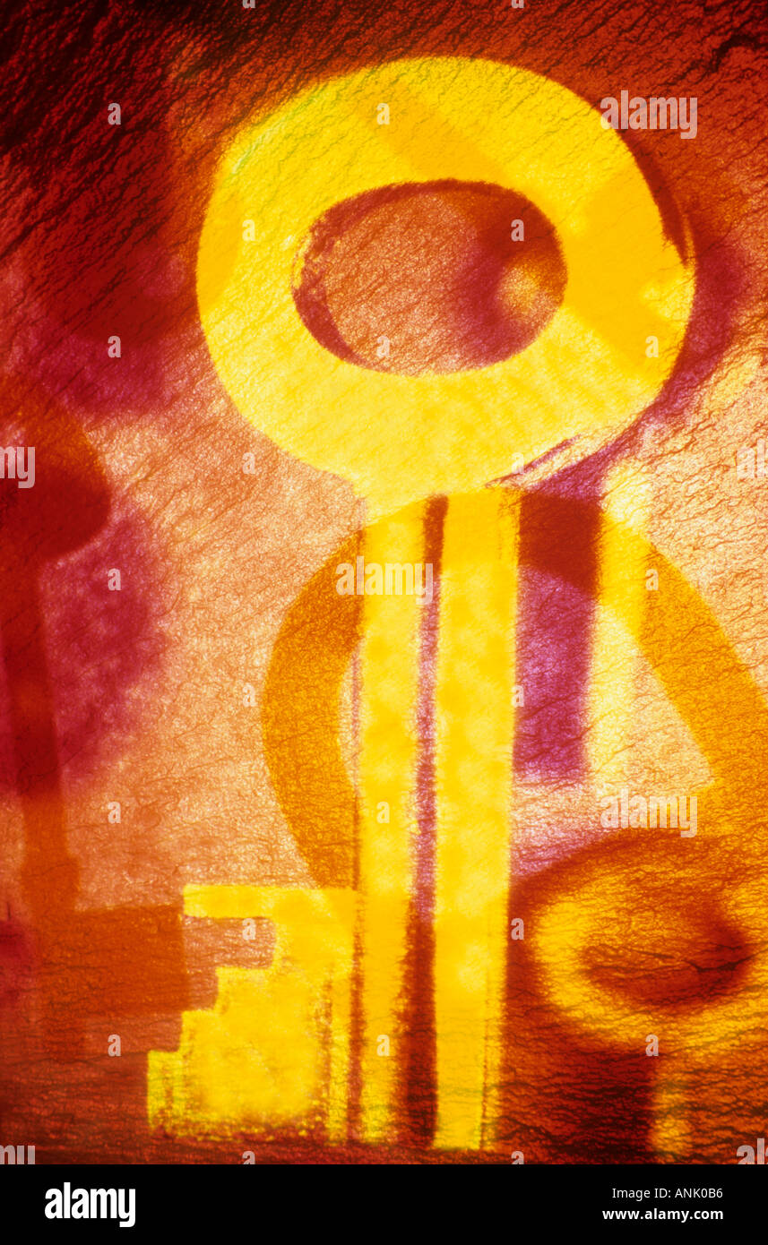 Golden key hi-res stock photography and images - Alamy