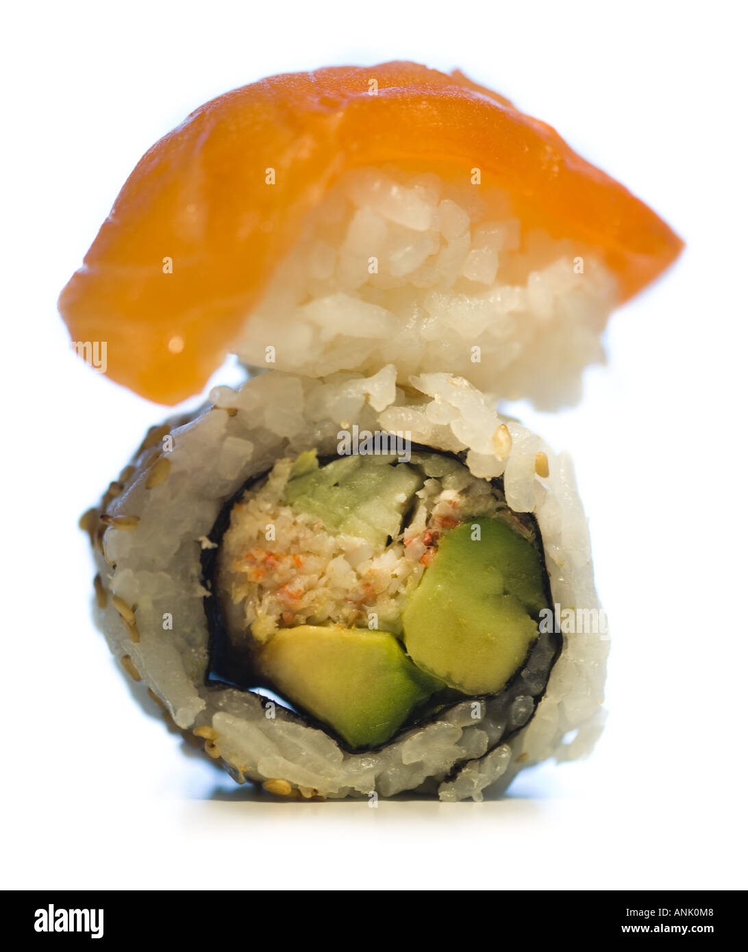 Inside out sushi rolls Cut Out Stock Images & Pictures - Alamy