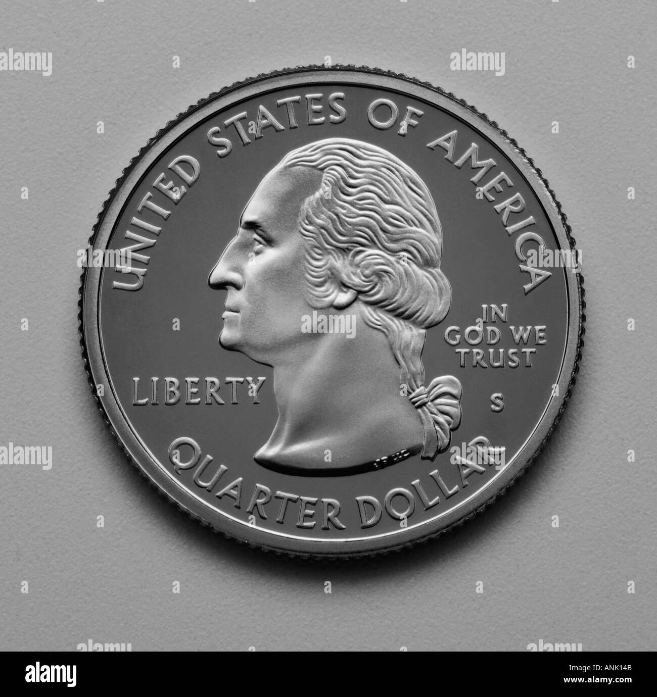 U S Quarter front Stock Photo - Alamy
