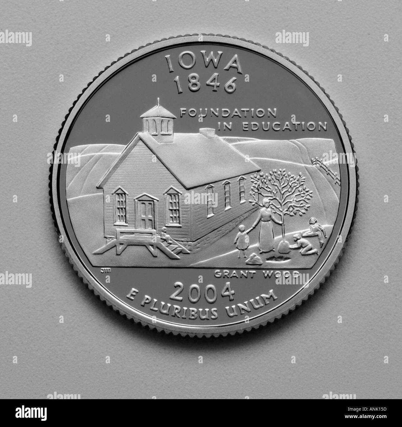 Iowa State quarter 2004 Stock Photo - Alamy