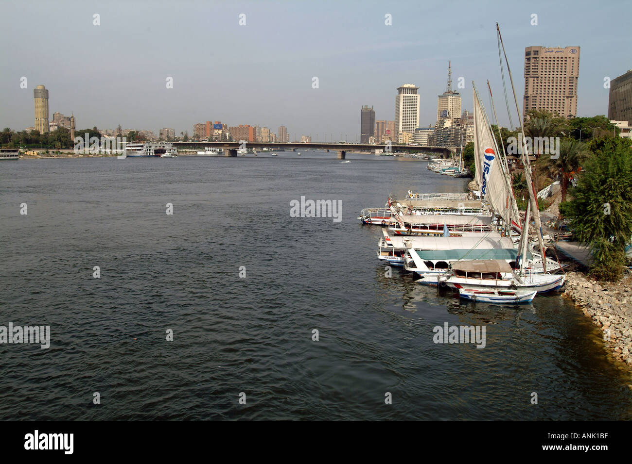 The Nile River in Cairo Stock Photo - Alamy
