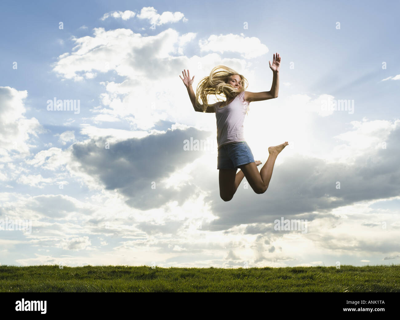 Jumping over something hi-res stock photography and images - Alamy
