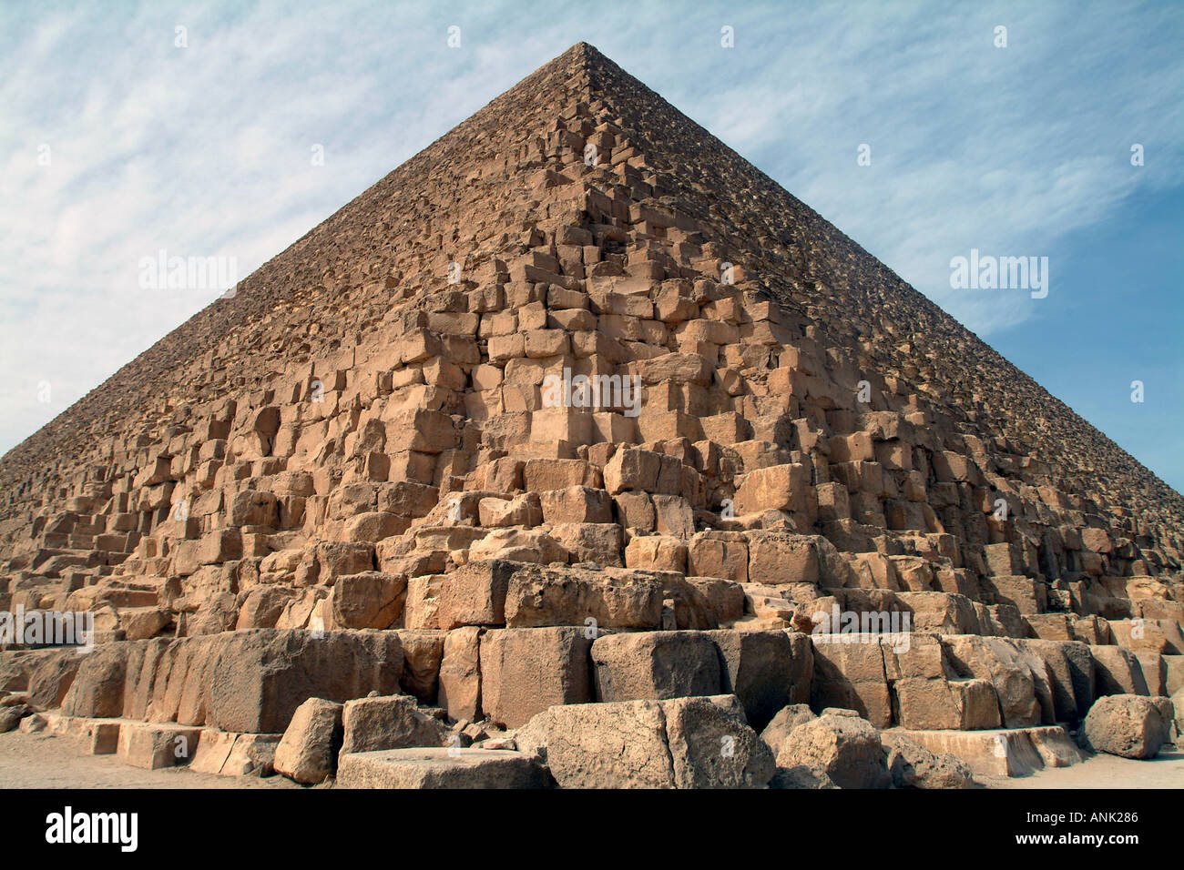 The Great Pyramid of Cheops in Giza Egypt Stock Photo - Alamy