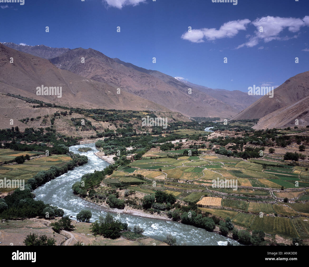 Panshir Valley View In Spring Afghanistan Stock Photo - Alamy