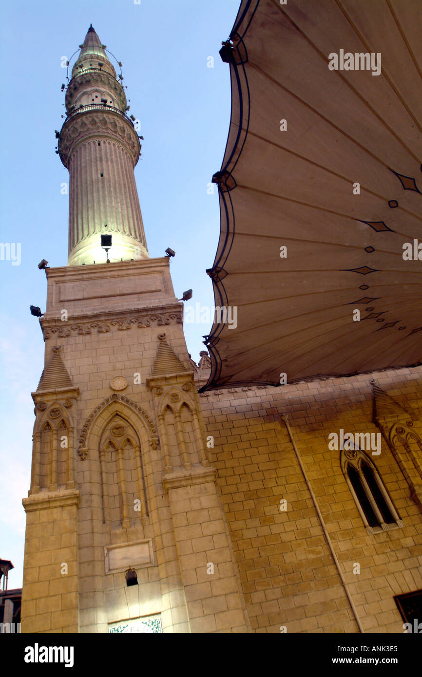 Hussein Mosque in Cairo at dawn Stock Photo - Alamy