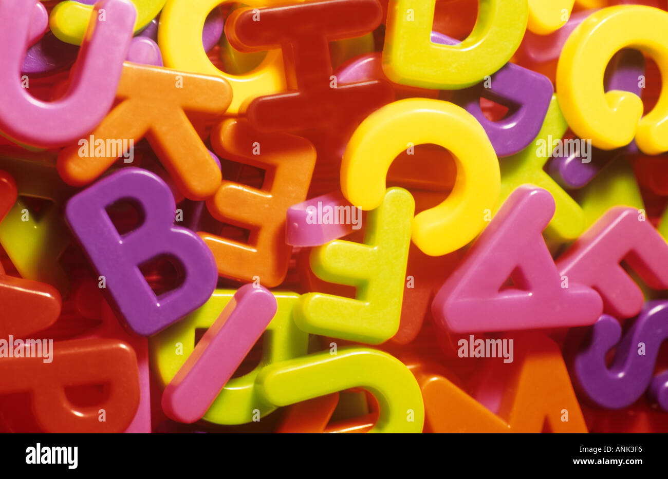 Plastic letters hi-res stock photography and images - Alamy