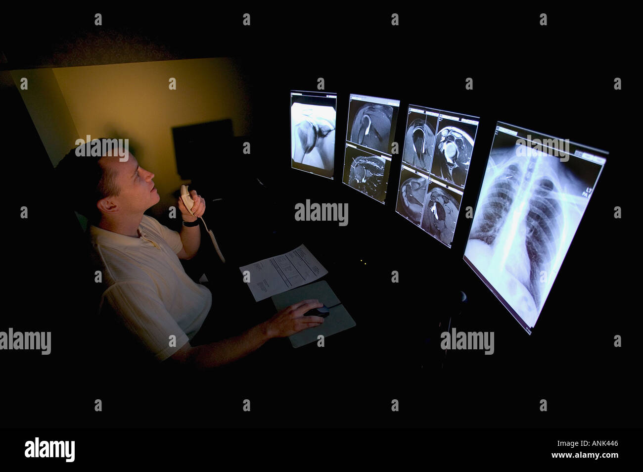 Picture Archiving and Communications System 4 Stock Photo - Alamy