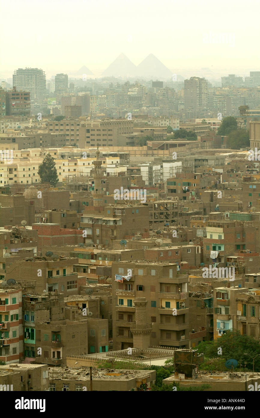 Aerial view pyramids egypt cairo hi-res stock photography and images ...