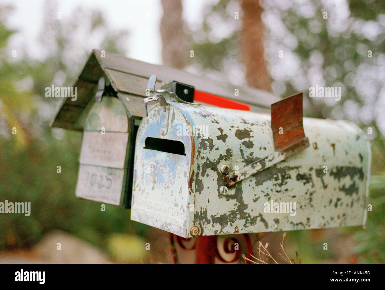 RUSTIC MAILBOXES CALIFORNIA Stock Photo - Alamy