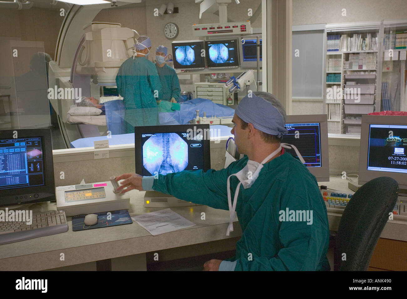 Interventional Radiology Procedure 1 Stock Photo - Alamy
