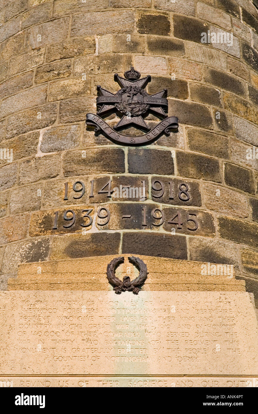 Crich Stand War Memorial for the Sherwood Foresters Regiment built in ...