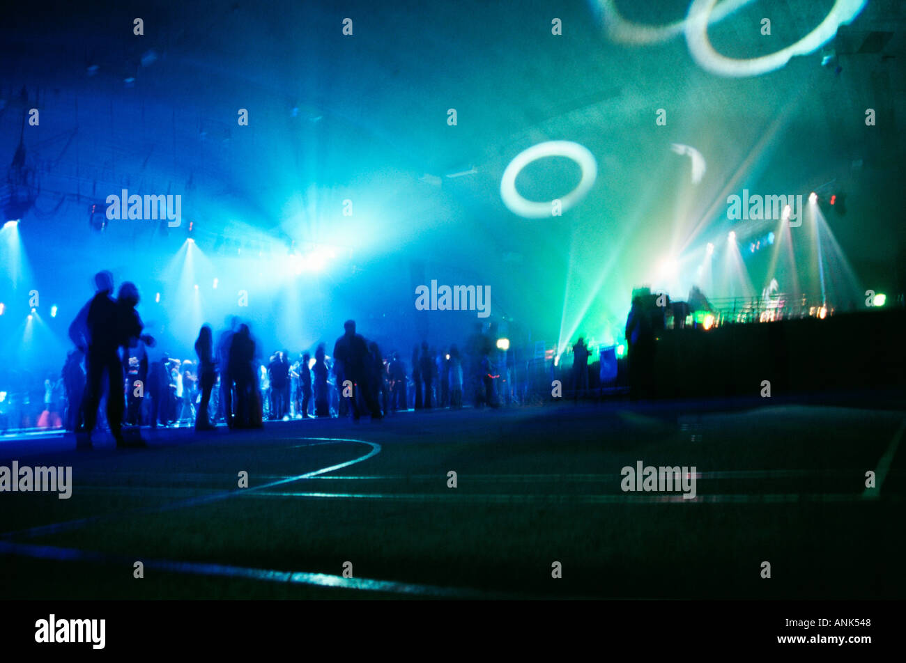 Dance rave at Norwich Sports Village Stock Photo - Alamy